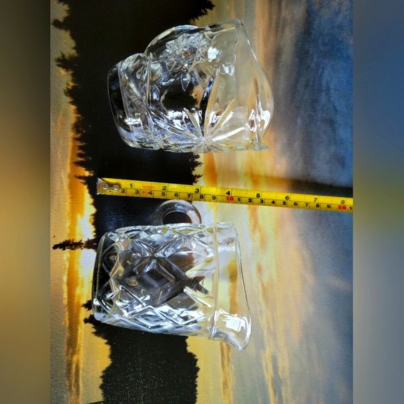 unknown | Dining | 2 Vintage Cut Crystal Creamer | Poshmark
